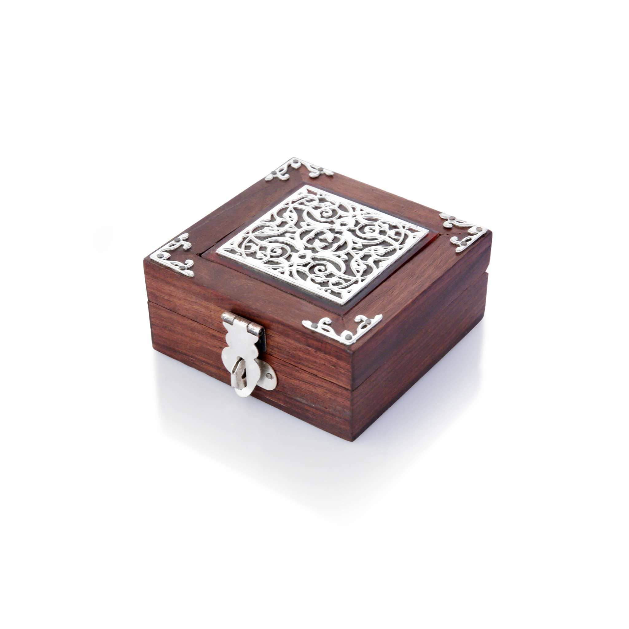 Buy Personalized Engraving Silver Plated Box Imperial Online